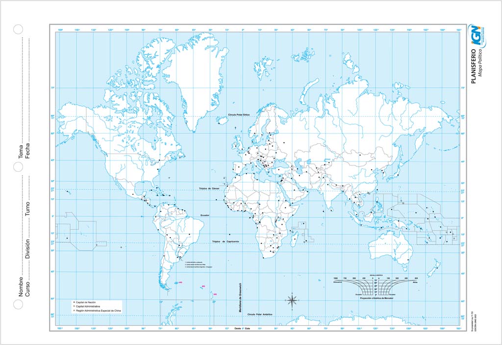 Mapas Escolares | Instituto Geográfico Nacional